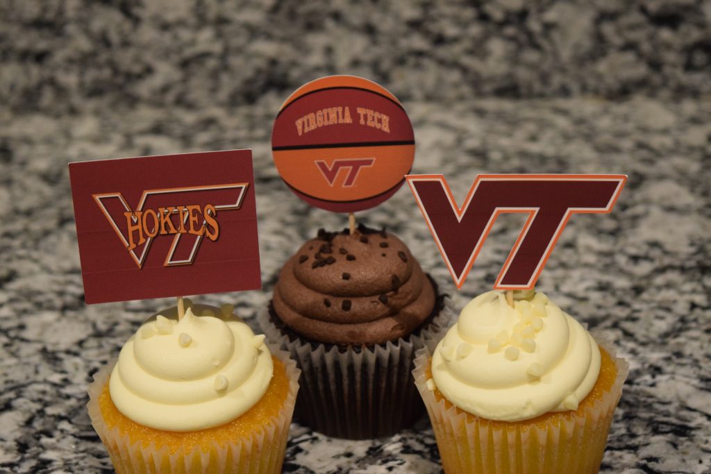 Cupcake toppers, basketball, ACC, Boston College, Clemson, Duke ...